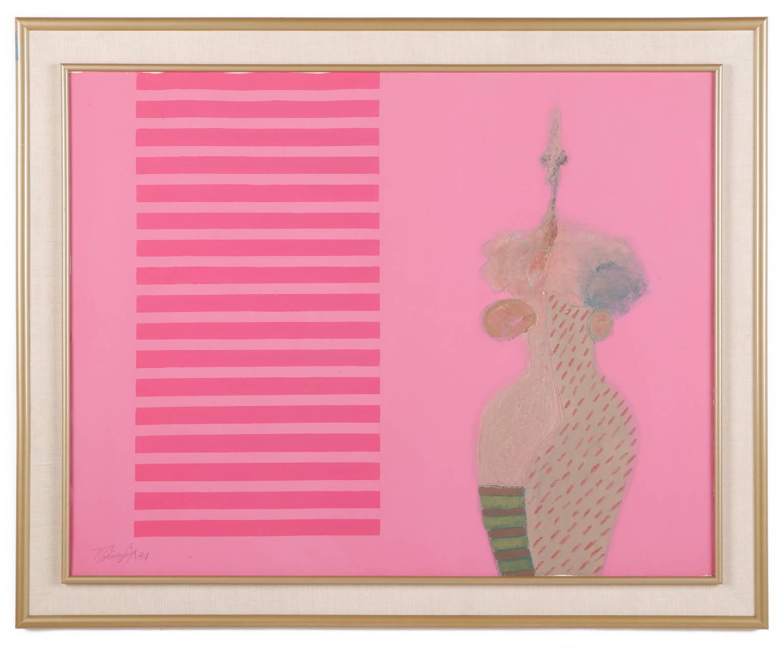 Vladimir Cora ( B. 1951) "senorita De Tecuala, No. 70" Auction