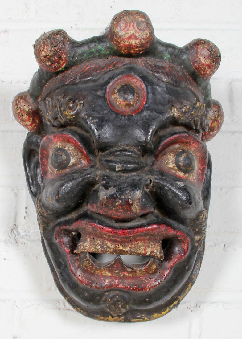 Buddhist Dharmapala Dance Mask - Oct 14, 2012 | Material Culture in PA
