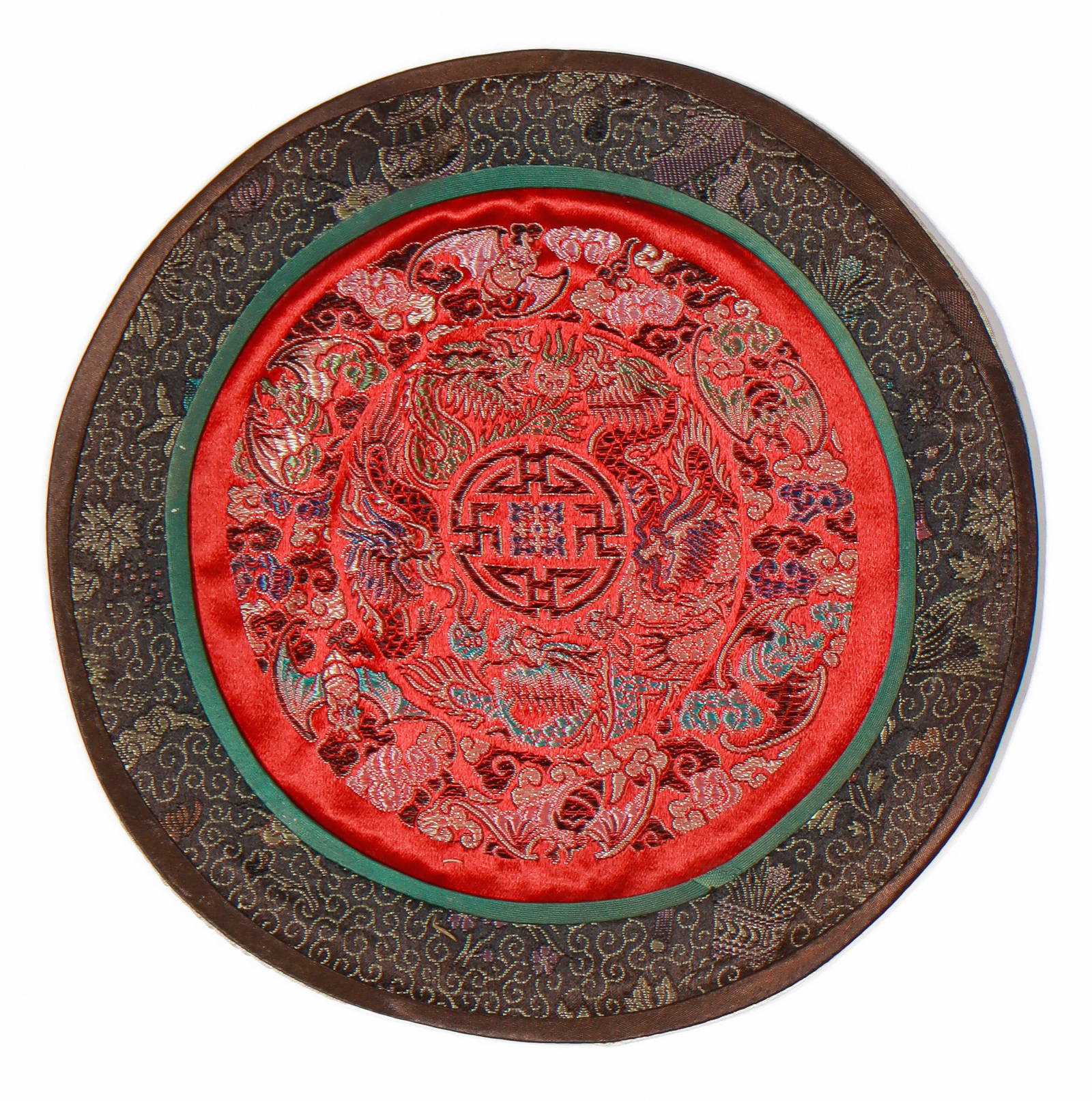 Silk Embroidered Roundel, China, Qing Dynasty Auction