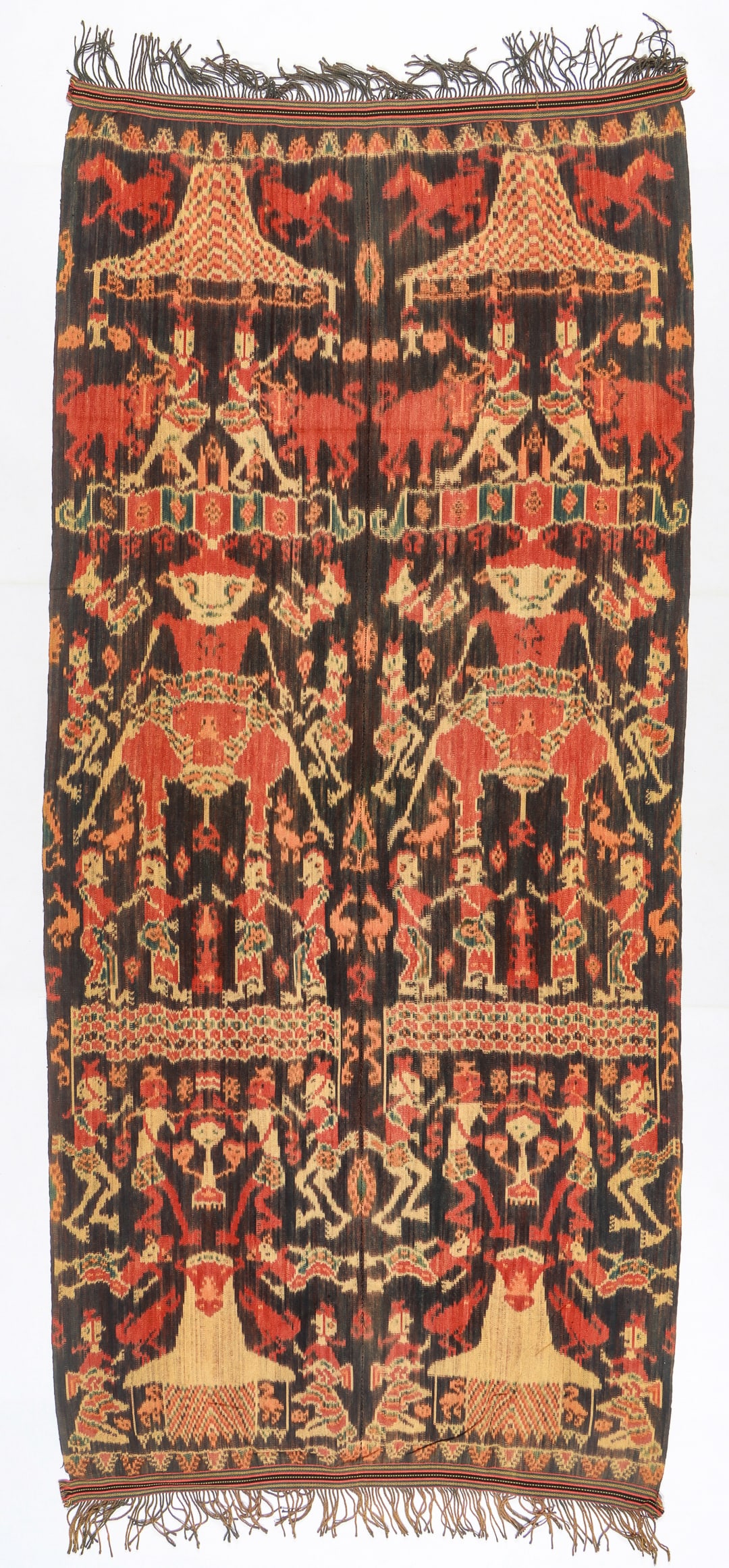 Sumba Man's Ikat Hinggi, Indonesia, Early/mid 20th C., 8'5'' X 3'10'' Auction