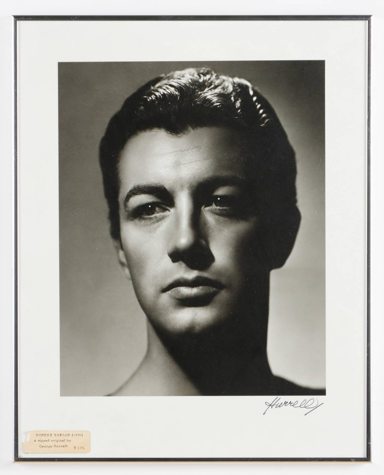 George Hurrell (1904-1992) Portrait Of Robert Taylor, 1936 Auction