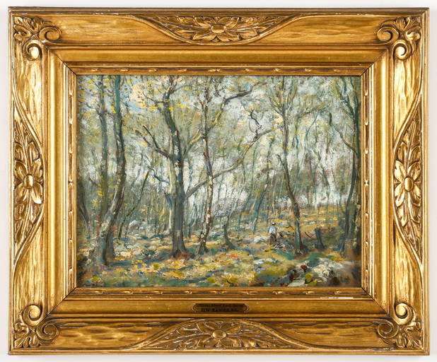 Attributed To Henry Ward Ranger (1858 1916) "mason's Island, Early Spring"