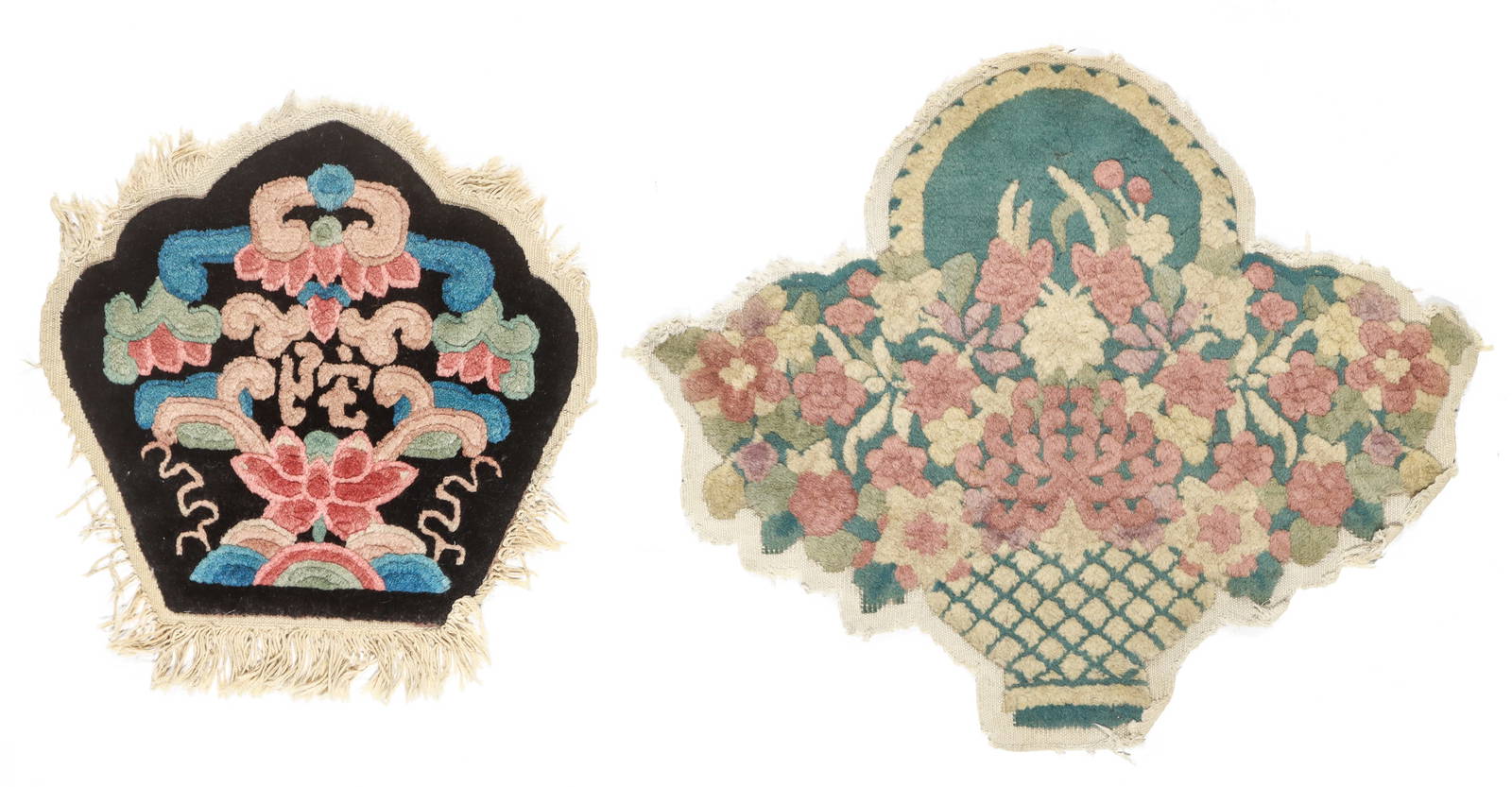 2 Fetti Art Deco Rug Weavings, China, Ca. 1930 Auction