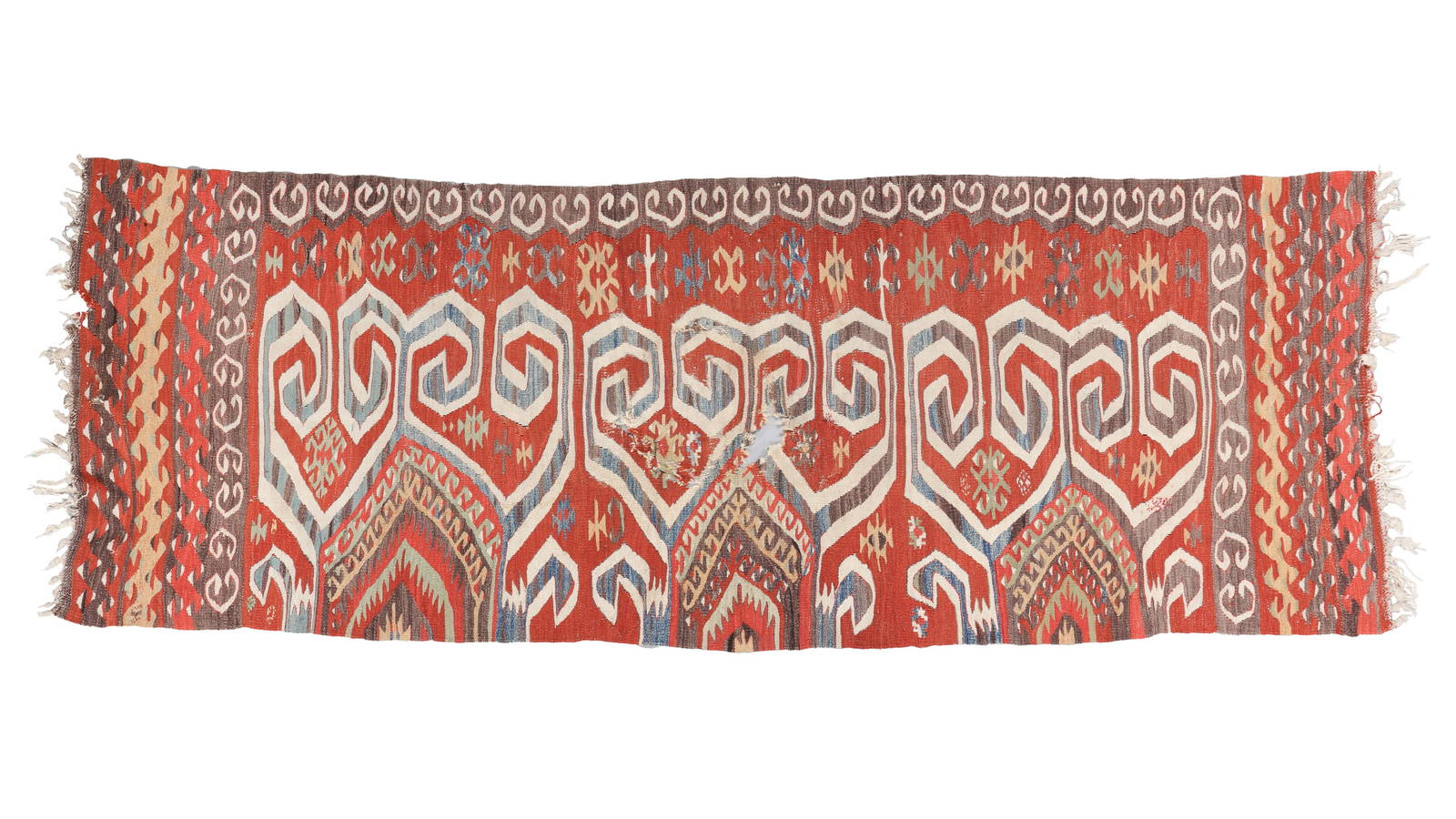 Central Anatolian Kilim Panel, Turkey, Mid 19th C., 3'4'' X 9'1'' - Jul ...