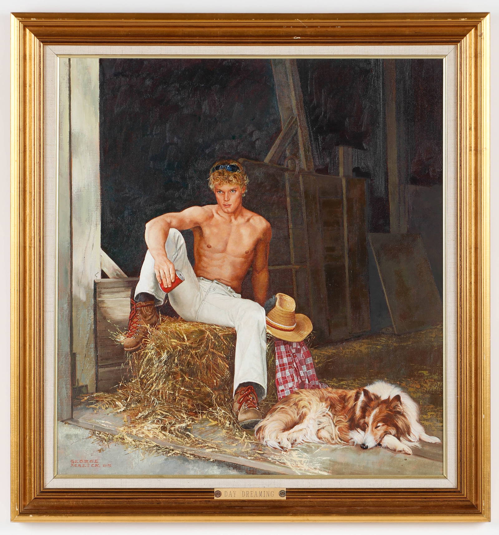 George Malick (20th Century) "day Dreaming," 1985 Auction