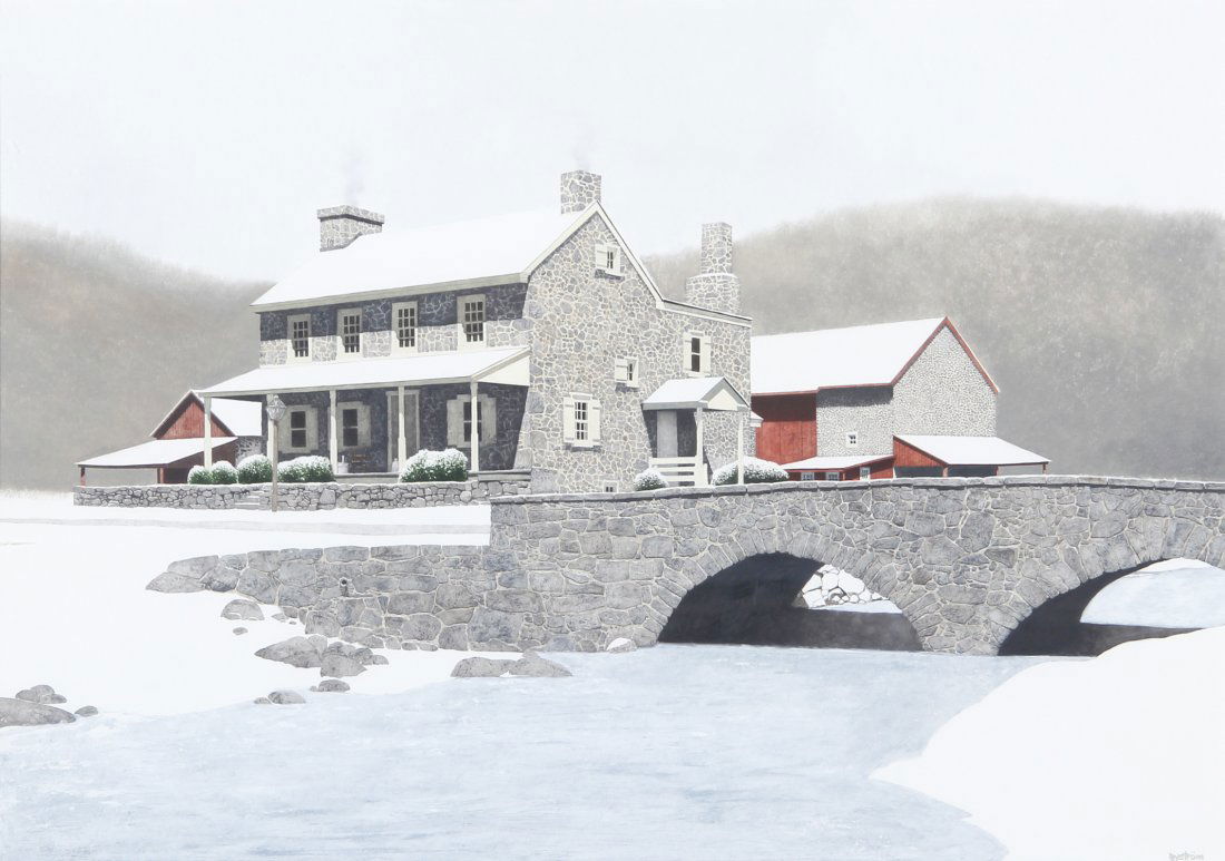 J. Wayne Bystrom, Stone Bridge, Realist Painting - Apr 14, 2013 ...