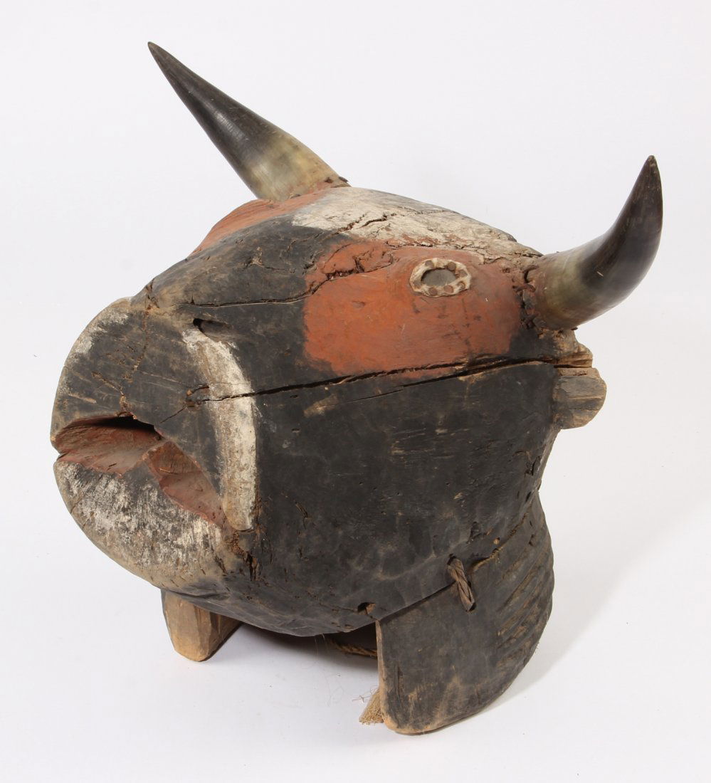 Impressive Large Scale Bidjogo Bull Mask