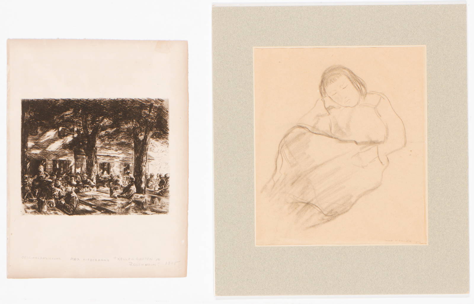 Jacob Kramer (ukrainian, 1892-1962) And Max Liebermann (germany 1847 ...