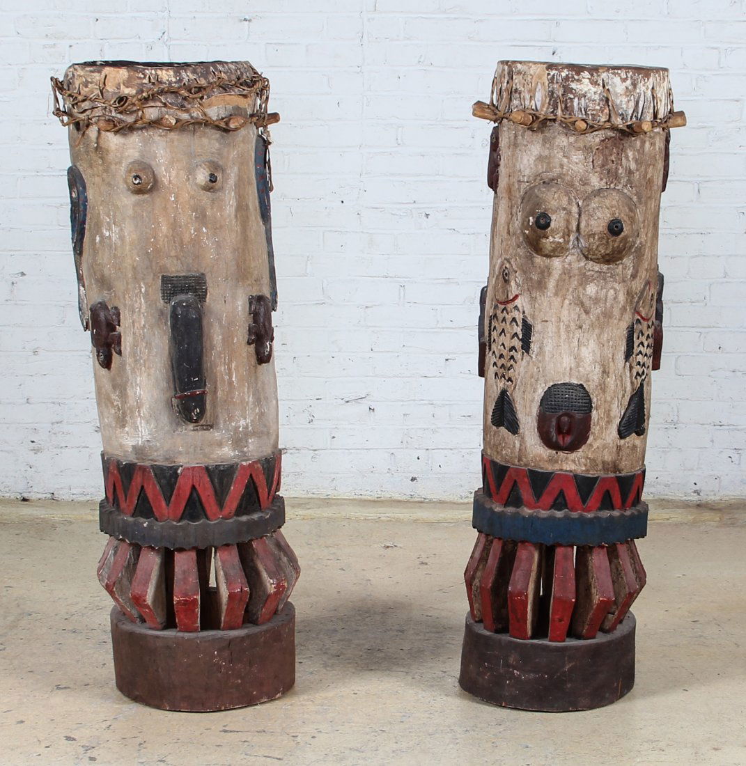 Male/Female Sato Drums, Benin - May 26, 2013 | Material Culture in PA