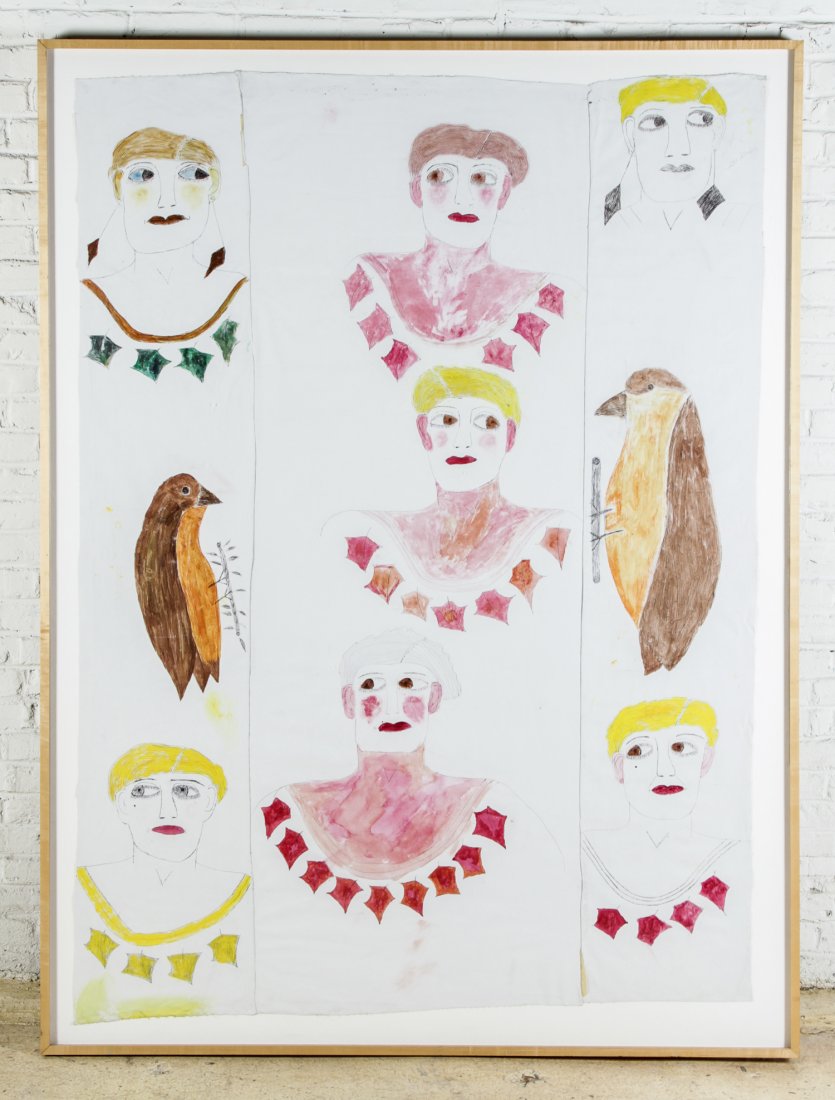 Lee Godie (USA, 1908-1994) Painting