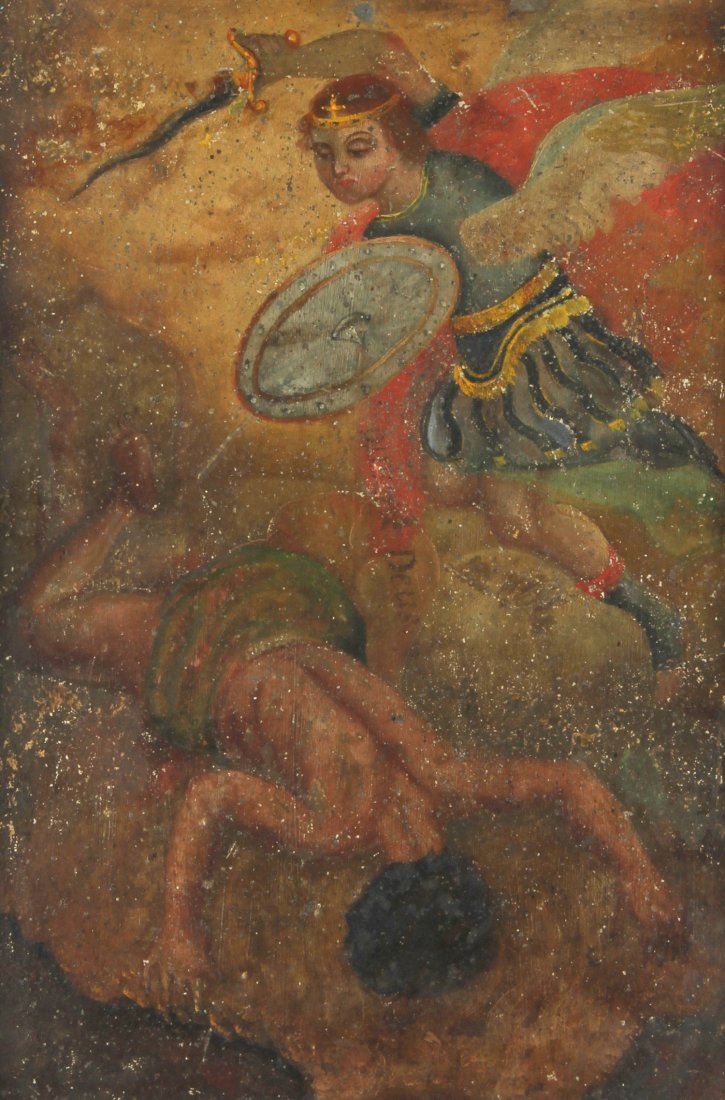 San Miguel (St. Michael the Archangel), Retablo