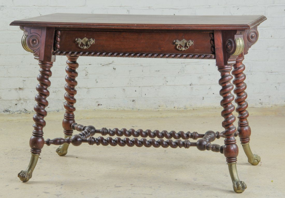 Hunzinger or Merklen Style Victorian Library Table - May 04, 2014 ...