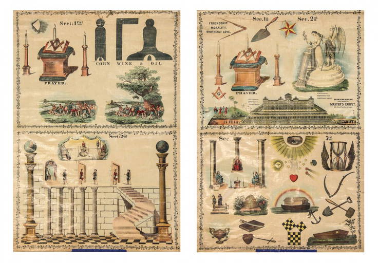 2 Masonic Mnemonic Charts