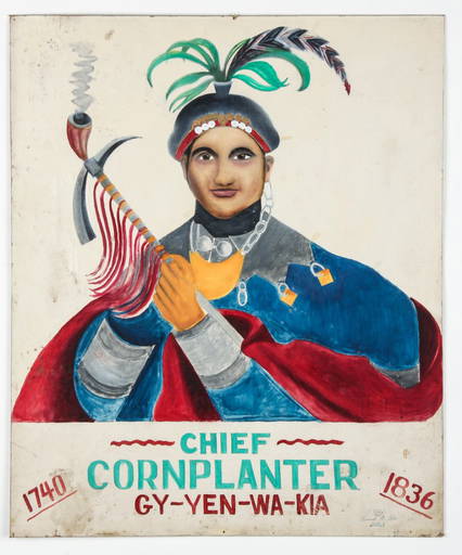 Chief Leonard A. Lee (seneca, Native American) Oil