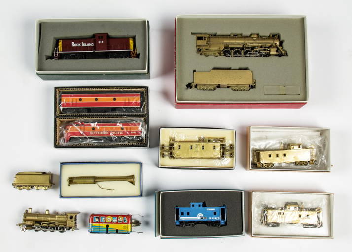 Collection Of Japanese Scale Model Trains