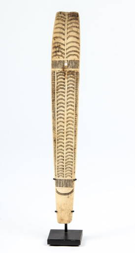 Burma Naga Etched Bone Hair Stick