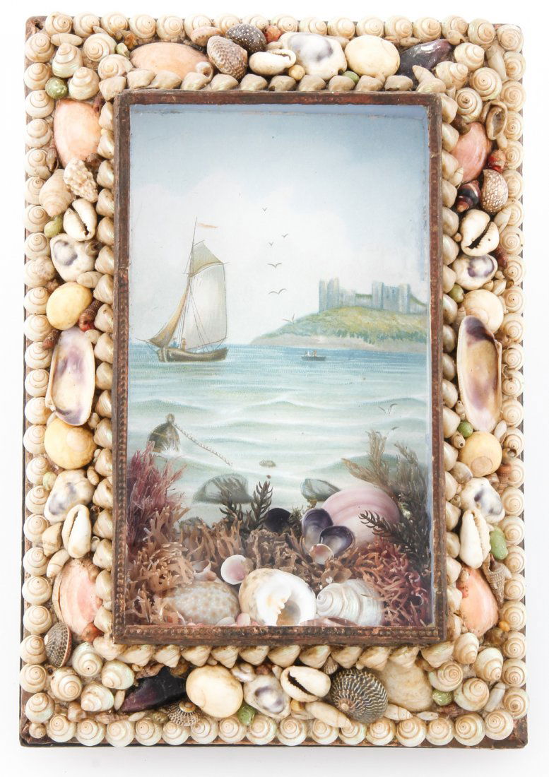 Antique English Souvenir Shell Diorama - Mar 01, 2015 | Material ...
