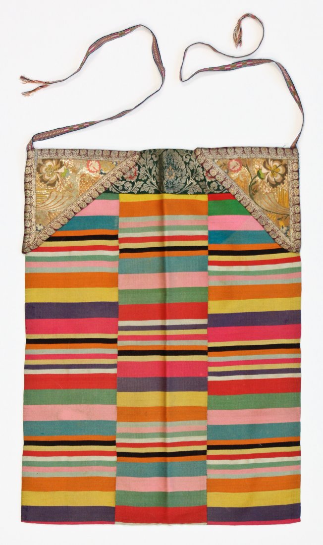 Antique Tibetan Apron with Silk Embroidery - Apr 26, 2015 | Material ...