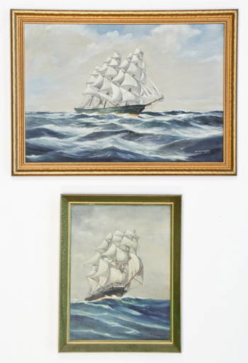 Lot Of 2 Capt. Bayard Fish Foulke (long Island Ny