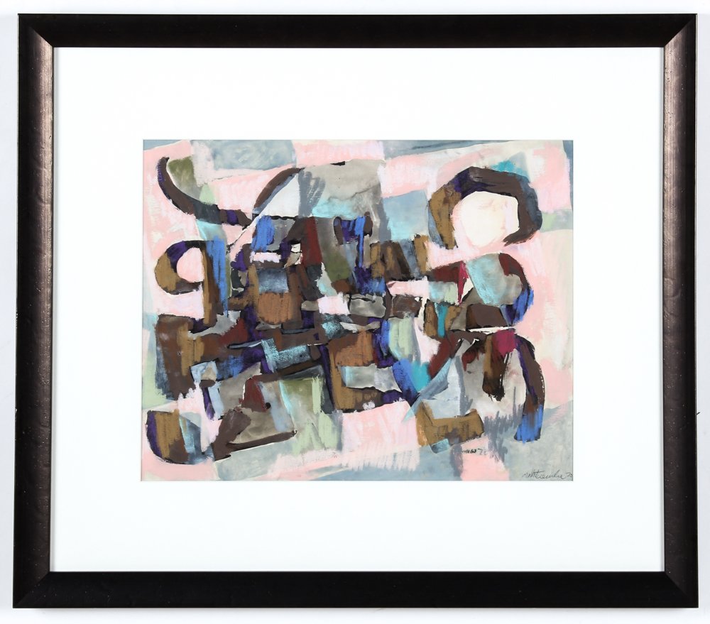 Mark Whitcombe (american, 20th C.) Abstract Painting