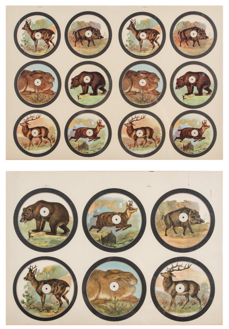 2 Vintage German Shooting Targets