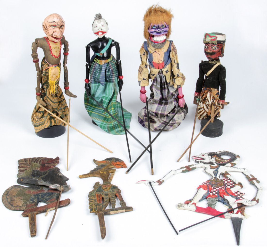 7 Indonesian Wayang Puppets