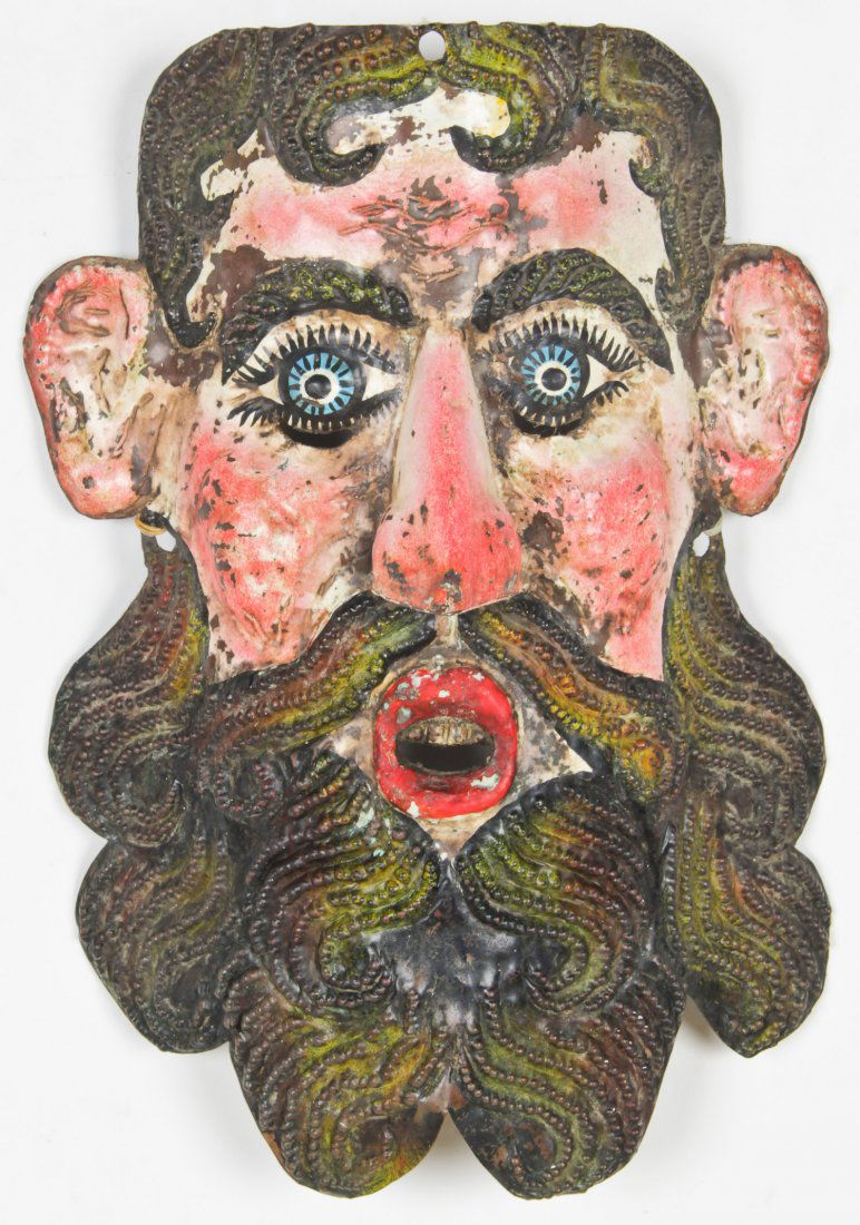 Vintage Mexican Festival Mask