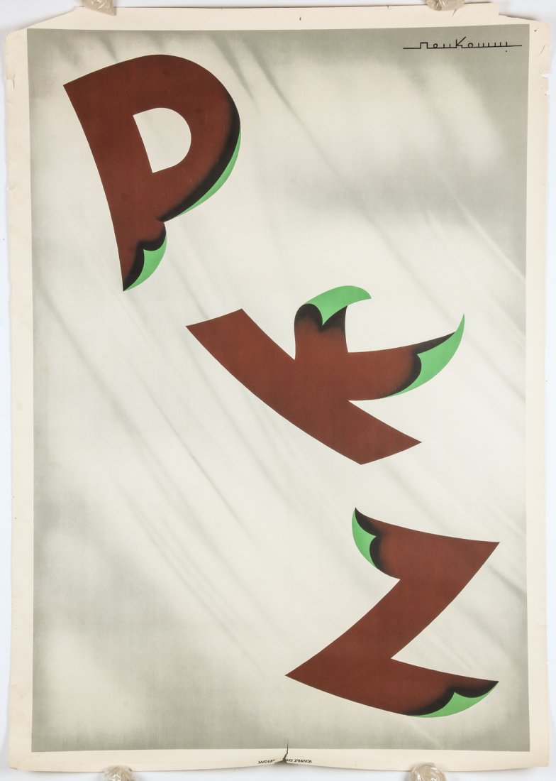 Emil Alfred Neukomm (1906-1948) PKZ Poster - Jan 25, 2016 | Material ...