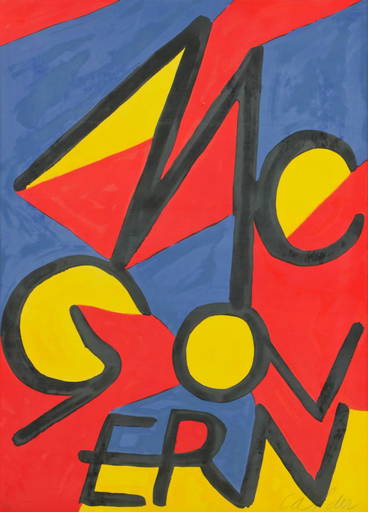 Alexander Calder (1898-1976) "McGovern", 1972 - Jul 10, 2016 | Material ...