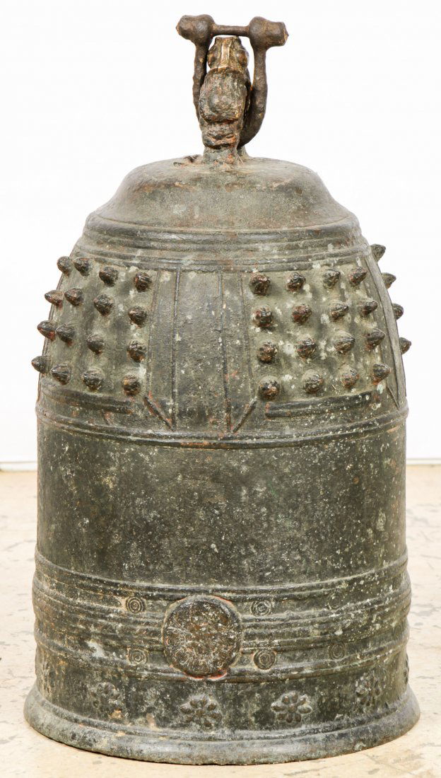 Japanese Bronze Temple Bell