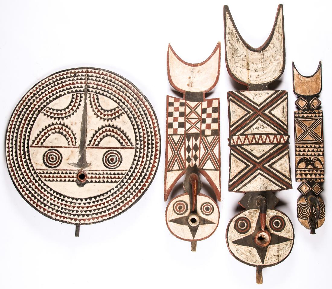 4 Bwa Masks - Jan 18, 2017 | Material Culture in PA