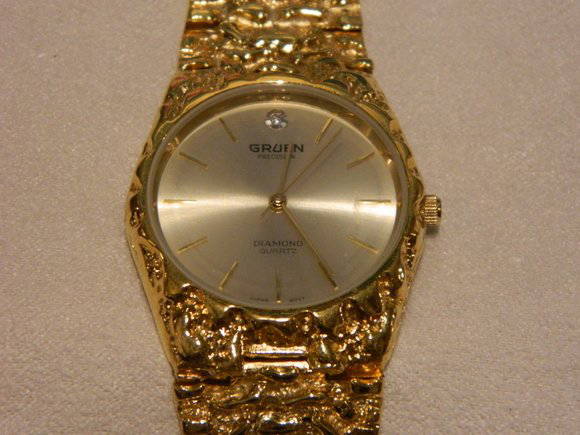 Gruen Diamond Quartz Watch - Jul 08, 2012 | George Davis Auction ...