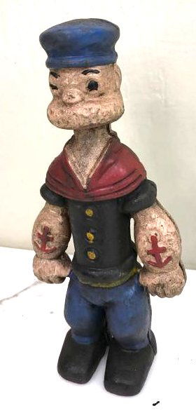 Vintage Cast Iron Popeye Bank - Apr 07, 2018 | Natalie's Gallery ...