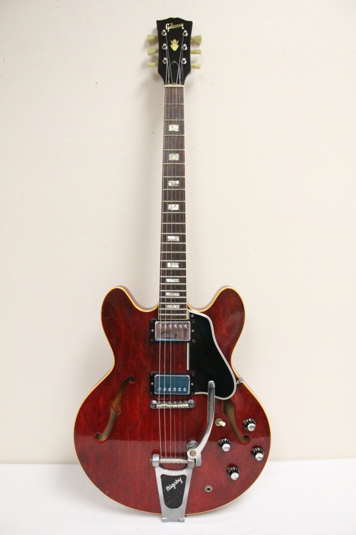 vintage Gibson Bigsby ES-335 electric guitar