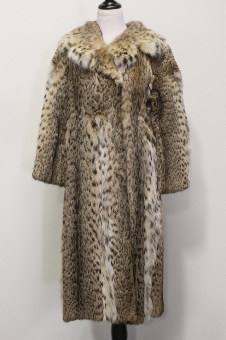 A Rare Full Length Leopard Fur Coat