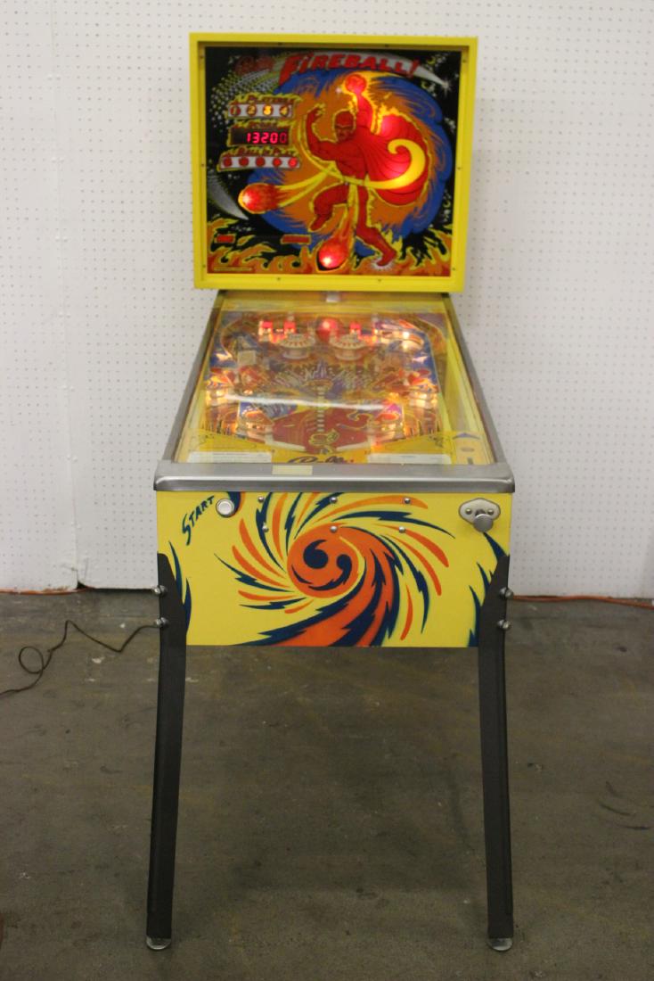 Bally Fireball Pinball Machine, Project
