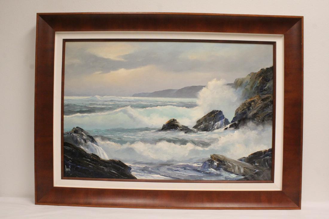 Oil on canvas by Alfred DuPont