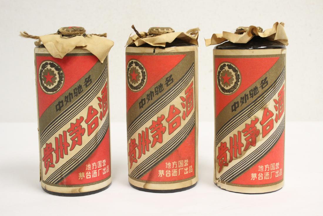 3 bottles of maotai