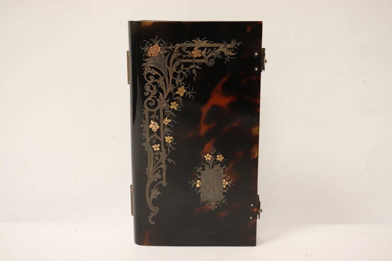 Book With Beautiful Tortoise Shell Cover