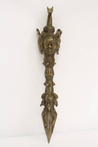 Tibetan Bronze Religious Instrument