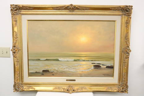Robert Wood, Golden Hour, Oil On Canvas