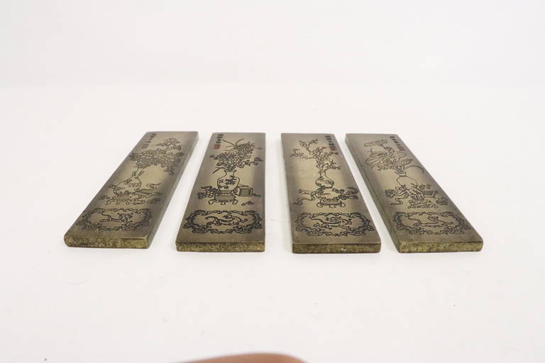 4 bronze scroll weights - Apr 11, 2022 | International Auction Gallery ...