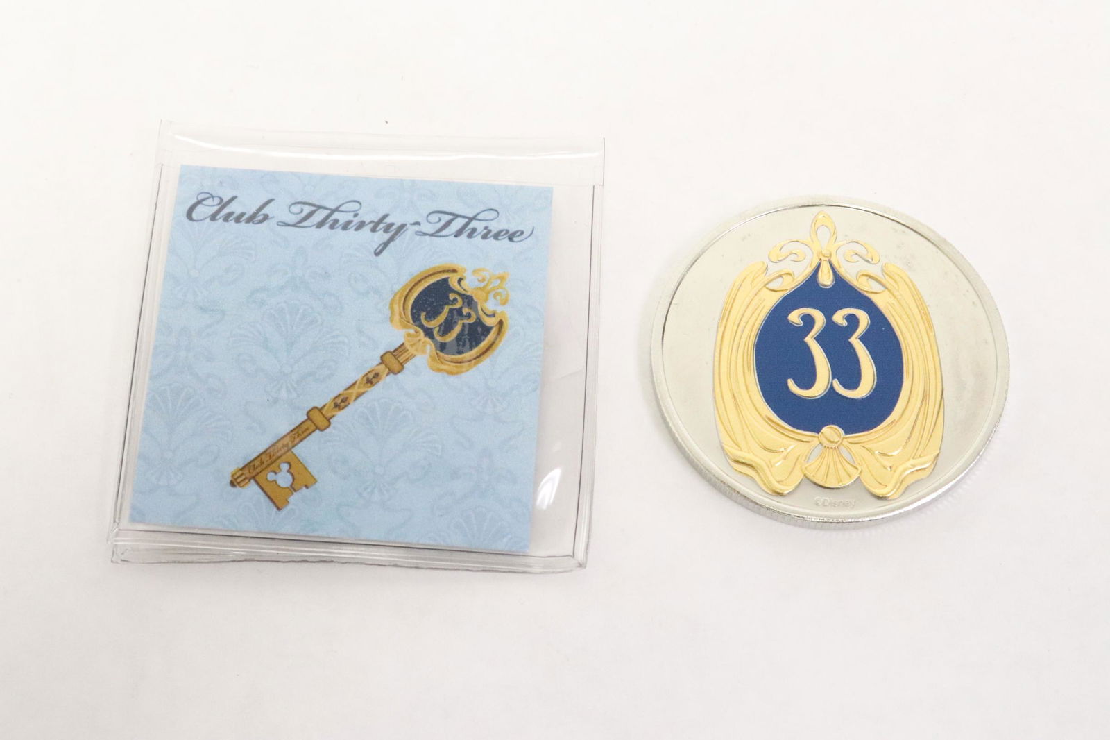An exclusive club 33 challenge coin (#0002) on Jun 06, 2022 ...