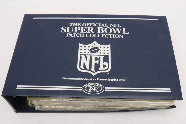18 Official Nfl Super Bowl Patch Collection