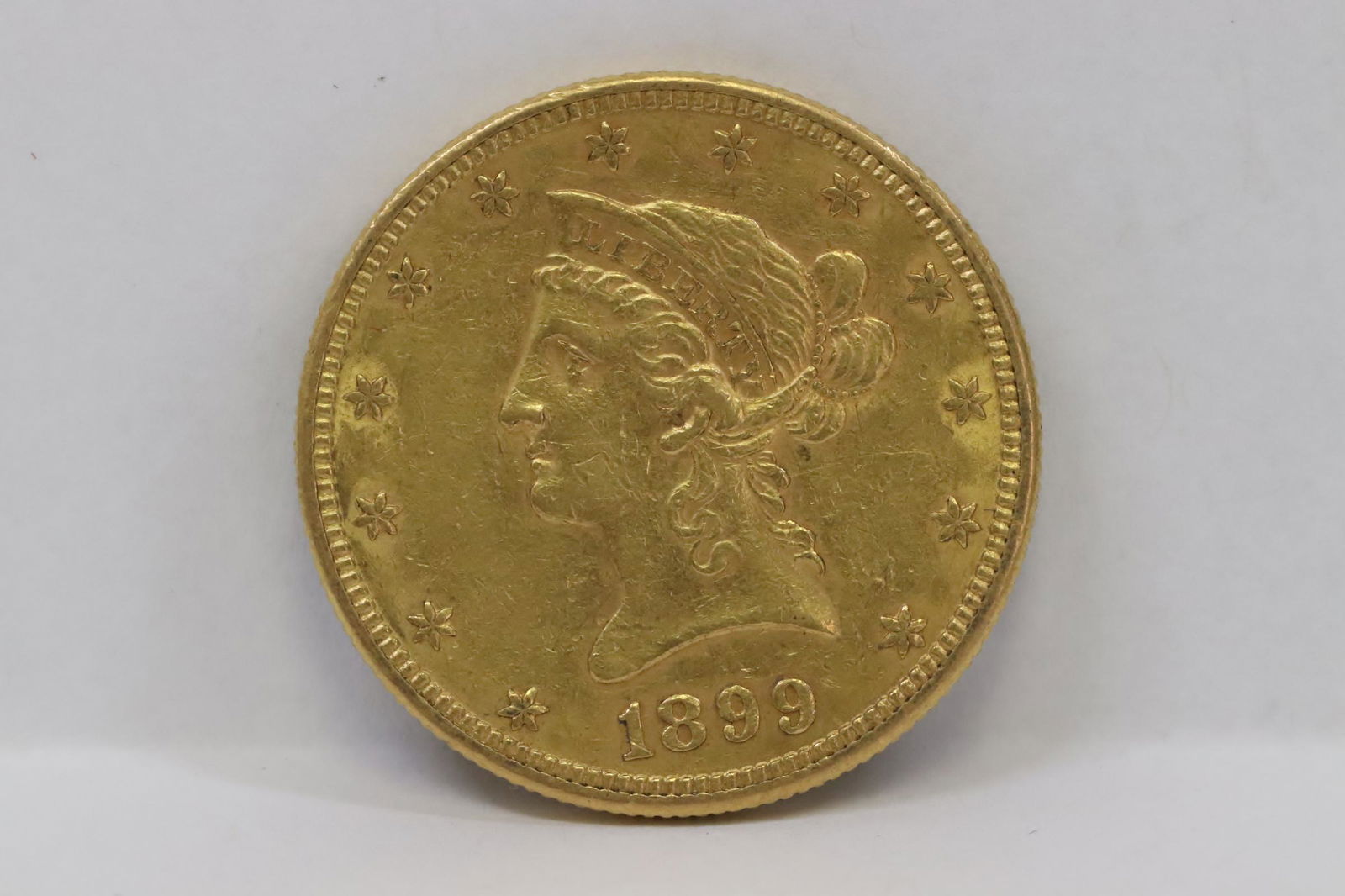 Us 1899 S 10 Dollar Liberty Bust Gold Coin