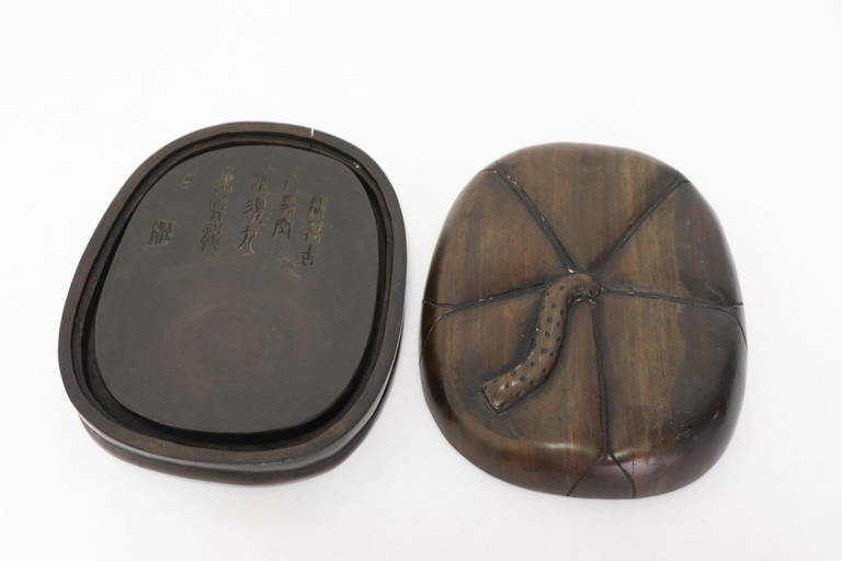 Chinese Ink Stone In Fitted Box