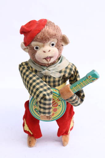 Vintage Wind Up Toy Monkey