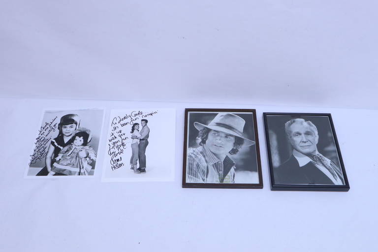 4 Movie Star Signed Photos