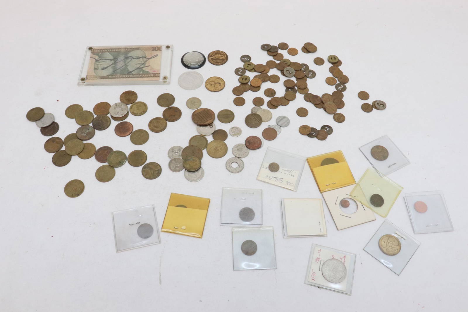 Large Lot Of Misc. Coins, Tokens Auction