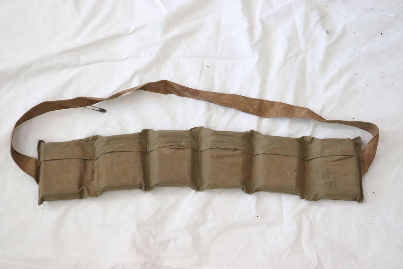 A Fully Load 30/06 Bandoleers Clipper Strips Auction